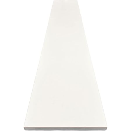 Solid White Engineered Marble Threshold Saddle Polished for Shower Curb ...