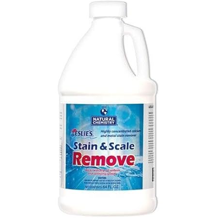Amazon.com : Leslie's Stain and Scale Remover for Swimming Pools - 1/2 ...