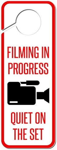 Amazon.com: Graphics and More Filming in Progress Quiet on The Set ...