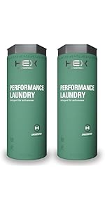 Amazon.com: HEX Performance Laundry Detergent, Unscented, 100 Loads (Pack of 2) - Designed for ...