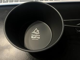 Amazon.co.jp: 鎌倉NaFro ナフロ 「おとなの 黒 シェラカップ 」 直火 黒 深型 600ml 日本製 燕三条 蓋 フタ ザル キャンプ シエラカップ 大 : スポーツ＆アウトドア