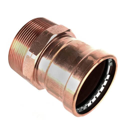 Snapklik.com : EZ-FLUID Plumbing 3" MIP X Press LF Copper Press Male ...