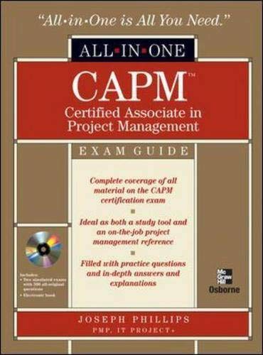 Buy CAPM(TM) Certified Associate in Project Management All-in-One Exam ...
