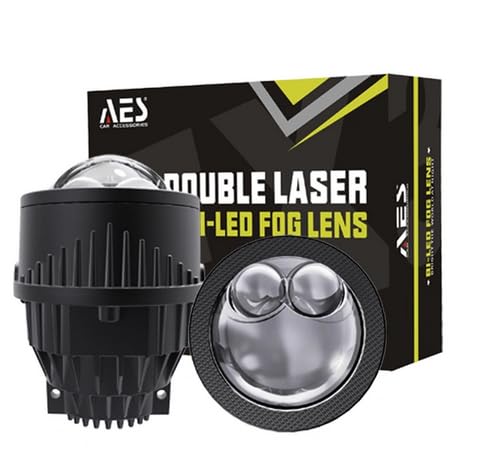 Aes FX3 Dual Laser Projector Fog Light with 65W High and Low Beam, IP68 ...