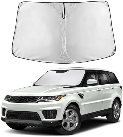 Amazon.com: EcoNour Windshield Sunshade Compatible for Land Rover Range ...