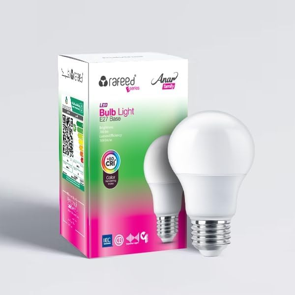 Rafeed LED Bulb 15W, 6500K Daylight/Warm White, 20,000 Hours Lifetime ...