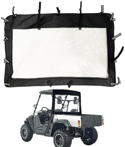 C CLINK Rear Windshield Soft Rear Window Zipper-open Windscreen Dust ...