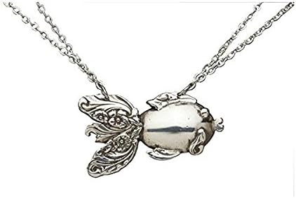 Amazon.com: Silver Spoon Twin Link Chain Goldfish Necklace ND: Clothing ...