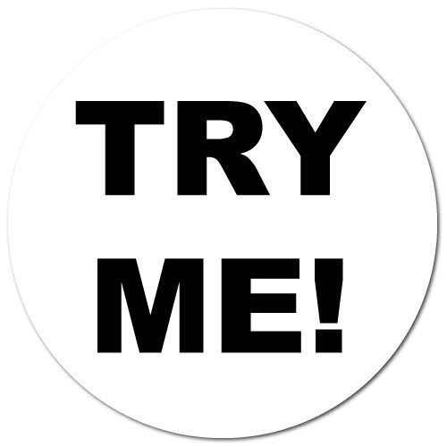 Amazon.com: TRY ME! VINYL STICKER: Automotive