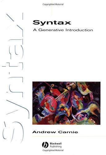 Syntax: A Generative Introduction (Introducing Linguistics): Carnie, Andrew: 9780631225447 ...