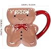 Amazon.com | Abaodam Gingerbread Christmas Character Mug - Ceramic ...