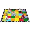 Amazon.com: Booooom Jackson Classroom Rug Large Colorful Classroom ...