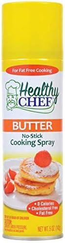 Amazon.com: Healthy Chef Butter No-Stick Cooking Spray, 5-oz. Cans ( 6 ...