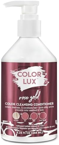Amazon.com : Color Lux Color Cleansing Conditioner, Rose Gold, 3-in-1 ...