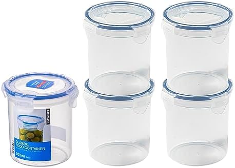 Amazon.com: LocknLock Round Food Containers with Lids Set of 5 ...