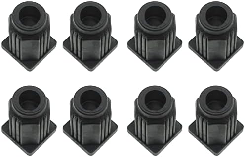 Amazon.com: GWYAN 8 Pcs Square Caster Socket Sleeve Plastic Caster Stem ...