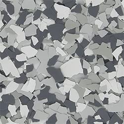 Simiron Vinyl Color Chip Flakes for Epoxy Floor Coating, FB-414 Gravel ...