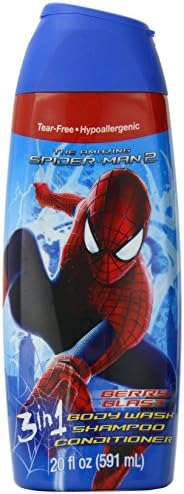 Amazon.com : Marvel Spider Man 3 in Body Wash, 20 Fl Oz : Bath And ...