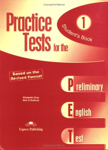 Amazon.co.jp: Practice Tests for the PET 1. Student's Book ...