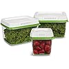 Rubbermaid FreshWorks Produce Saver Food Storage Containers, 3-Piece ...
