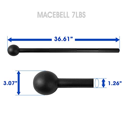Snapklik.com : Yes4All Steel Mace Bell For Strength Training