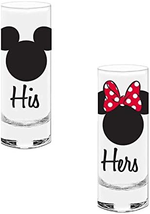 Amazon.com | Exclusive Mickey and Minnie Mouse Kiss Hearts 2-Pack ...