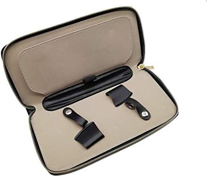 Amazon.com : Salmony Leather Hair Scissors Bag Barber Salon Case ...