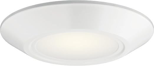 Kichler Horizon LED Downlight in White, 6.4" Flush Mount Interior ...