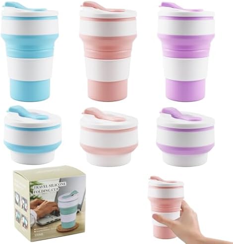 Irzaki Collapsible Coffee Cup 20oz/600ml - Reusable Silicone Cups for ...