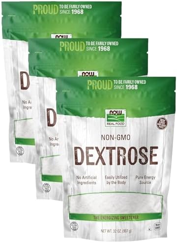 Amazon.com: NOW Foods, Dextrose, Pure and Natural Sweetener, Easily ...