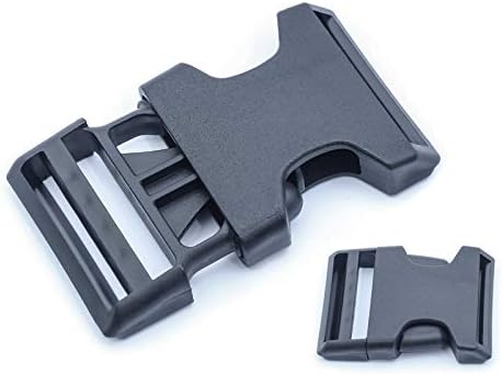 tukan-tex Steckverschluss in 40 mm Schwarz, Kunststoff, Steckschnalle ...