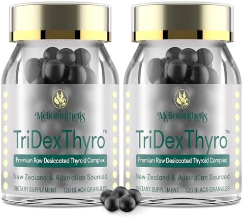 Amazon.com: Thyroid Supplement – TriDexThyro™ Raw Desiccated Thyroid ...