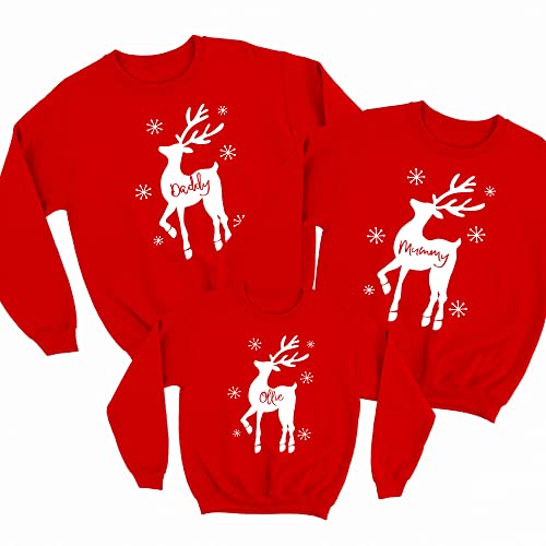 Matching Family Christmas Jumper | Sweatshirts | Reindeer Matching ...