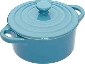 Amazon.com: Pack of Twelve Ceramic Mini Round Casserole Dishes