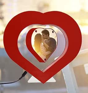 Amazon.com - UVEHAS Levitating Photo Frame with LED Lights Magnetic ...