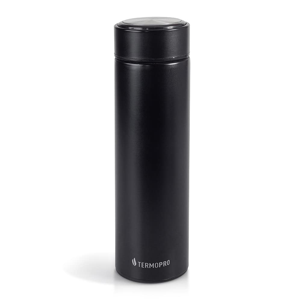 SQUEEZE TÉRMICO INOX PRETO 500ML - TERMOPRO | Amazon.com.br