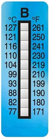 Amazon.com: CAULYS Temperature Sensitive Paper, Temperature Indicating ...