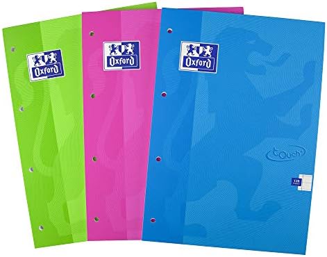 Oxford Touch, Lined Paper A4 Refill Pad, 120 Pages, Assorted Colours ...
