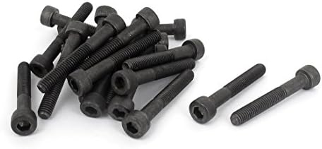 Amazon.com: uxcell M5 x 30mm Alloy Steel Hex Socket Head Cap Screws ...