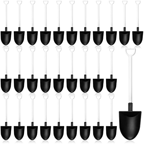 Amazon.com: Novelty Mini Shovel Spoons for Dessert Disposable Plastic ...