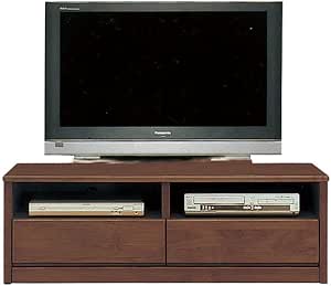 Amazon｜KaguBuy AVチェスト テレビボード ロータイプ 完成品 幅120 アルダー 国産 アリセア ダークブラウン 0047970｜ローボード・テレビ台 オンライン通販