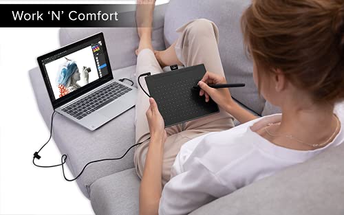 Huion Inspiroy RTS 300 Graphic Drawing Pen Tablet, 6 Programmable Press ...