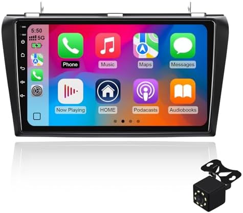 Amazon.com: 1+32G Android 13 Double Din Car Stereo for Mazda 3 2004 ...