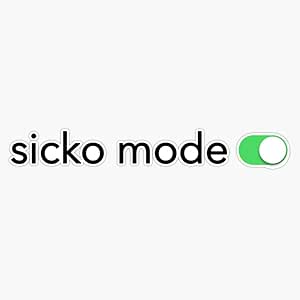 Amazon.com: Sicko Mode Vinyl Waterproof Sticker Decal Car Laptop Wall ...