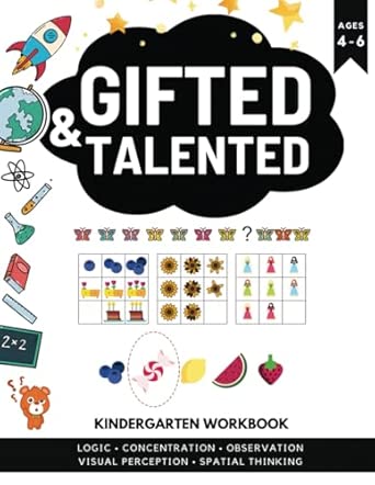 Amazon.com: The Gifted And Talented Kindergarten Workbook: Carefully ...