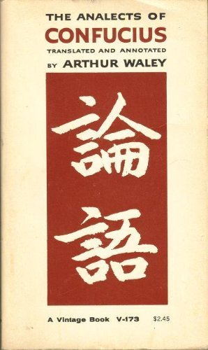 The Analects of Confucius (A Vintage Book, V-173): Arthur Waley, Arthur ...
