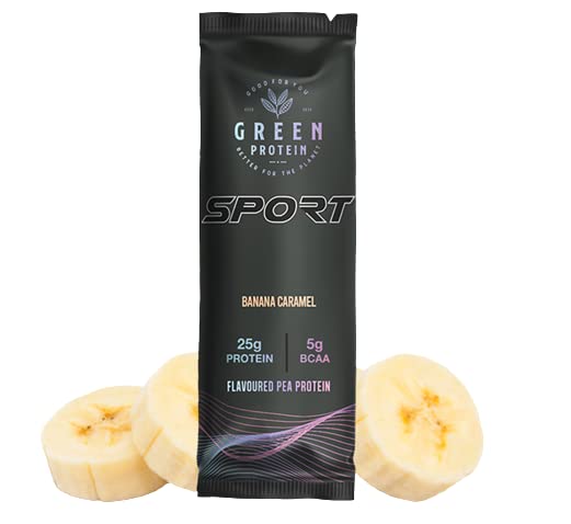 GREEN PROTEIN Sport Pea Protein Isolate Powder, 100% Vegan 25gm Plant ...