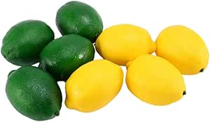 Amazon.com: Ksrnsne 8 Pack Artificial Fake Lemons Limes Fruit for Vase ...