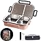 Amazon.com: LANSKYWARE Portable Insulated Lunch Containers, Stainless ...