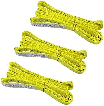 Amazon.com: Indusafe 3 Pack 1" x 6'Rigging Moving Lifting Straps ...